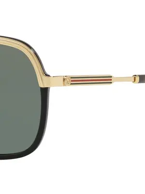 Gucci Navigator-frame Sunglasses