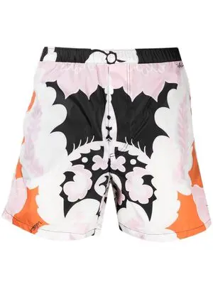 Valentino Garavani Arazzo-print Swimming Shorts - Pink