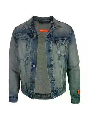Heron Preston Denim Buttoned Jacket - Blue