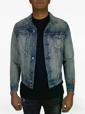 Heron Preston Denim Buttoned Jacket - Blue