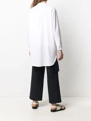Woolrich Long-sleeve Band Collar Tunic - White