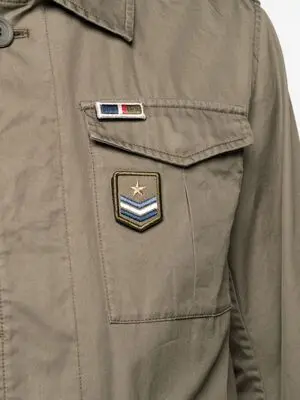 Herno Military Jacket With Patch Detail