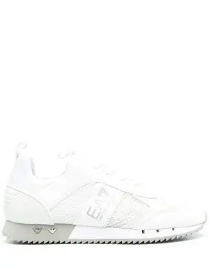 Ea7 Silver Tone Shoes For Men