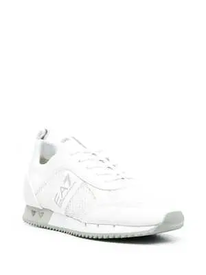 EA7 Logo Low-top Sneakers - White