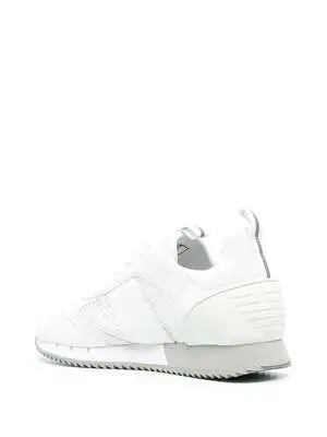 EA7 Logo Low-top Sneakers - White
