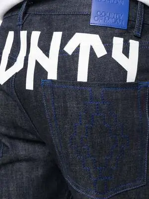 COUNTY OF MILAN Marcelo Burlon Straight-leg Jeans