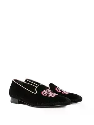 SCAROSSO Brian Atwood Nolita Slippers - Black