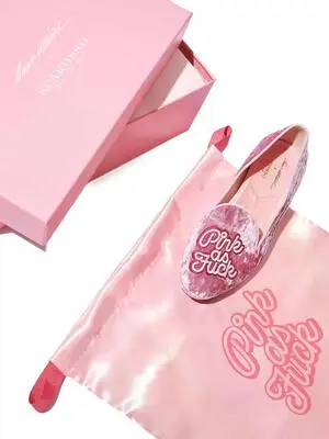 SCAROSSO Brian Atwood Lady Nolita Loafers - Pink
