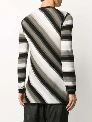 Rick Owens Diagonal Stripe Sweater