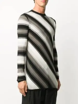 Rick Owens Diagonal Stripe Sweater