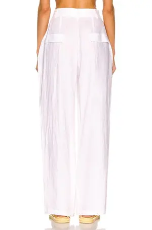 AEXAE Linen Trousers - White