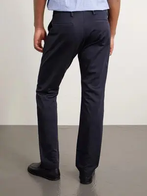 Nn07 Theo Stretch Organic Cotton-twill Chinos - Blue