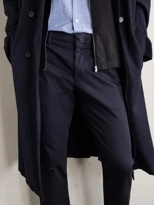 Nn07 Theo Stretch Organic Cotton-twill Chinos - Blue
