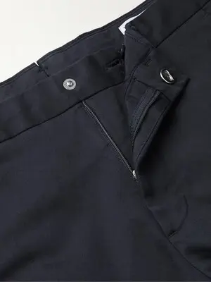 Nn07 Theo Stretch Organic Cotton-twill Chinos - Blue
