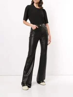 Proenza Schouler Overdyed Eco Core Jersey T-shirt - Black