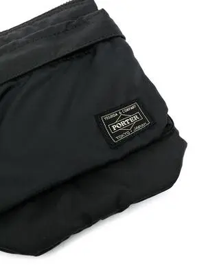 PORTER-YOSHIDA & CO Logo-patch Messenger Bag - Black