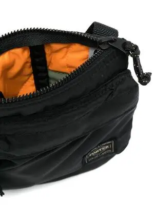 PORTER-YOSHIDA & CO Logo-patch Messenger Bag - Black
