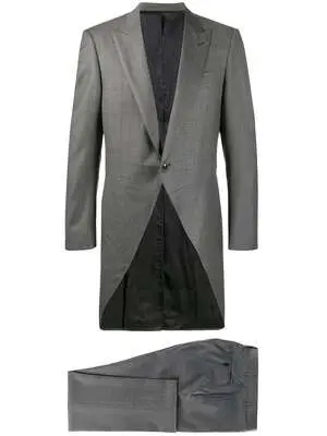 Canali Two-piece Fishtail Suit - Grey