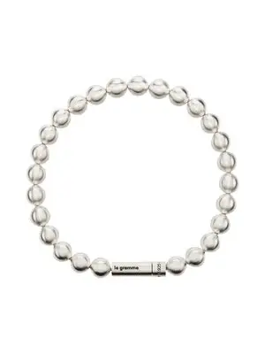 Le Gramme Le 47g Brushed Bead Bracelet - Silver