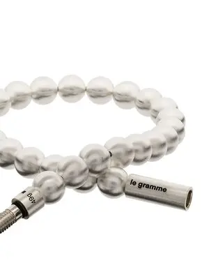 Le Gramme Le 47g Brushed Bead Bracelet