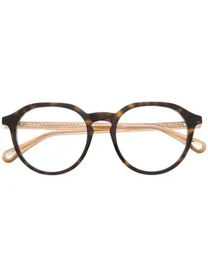 Chloé Ch0012o Round-frame Glasses - Brown