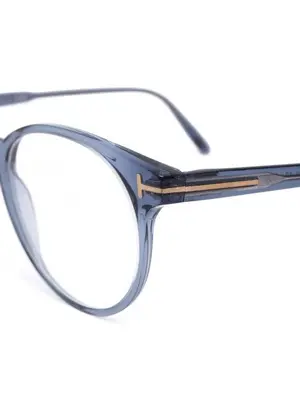 TOM FORD Ft5695b Round-frame Glasses