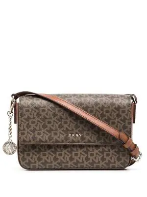 Dkny Monogram-print Cross Body Bag