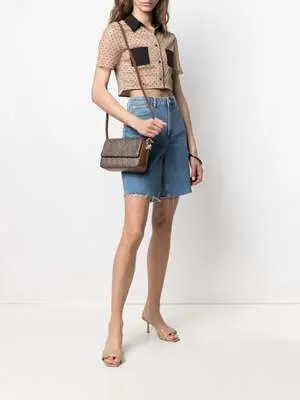 Dkny Monogram-print Cross Body Bag