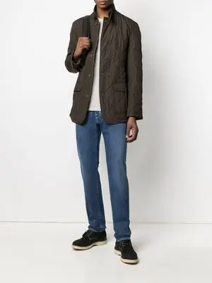 Barbour Lutz Quilted Jacket - Green