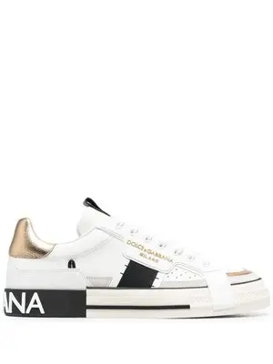 Dolce & Gabbana Custom 2.zero Low-top Sneakers - White