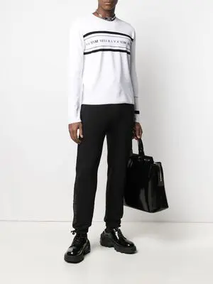 1017 Alyx 9sm Logo Print Track Trousers - Black