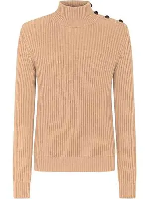 Dolce & Gabbana Rollneck Camel Hair Jumper