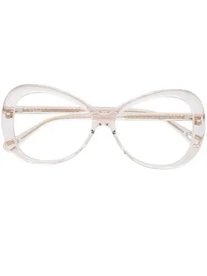 Chloé Butterfly Frame Glasses - White