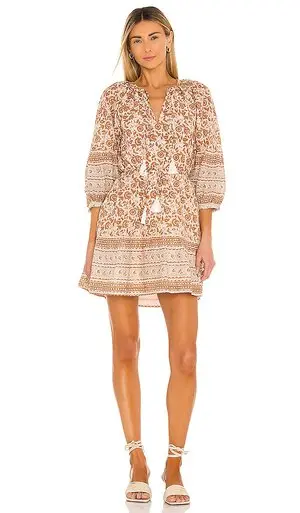 CLEOBELLA Rosy Mini Dress In Neutral