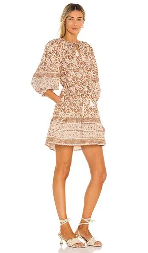 CLEOBELLA Rosy Mini Dress In Neutral
