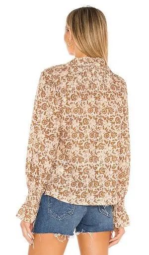 CLEOBELLA Reza Blouse In Neutral