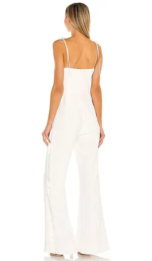 Amanda Uprichard Champagne Jumpsuit