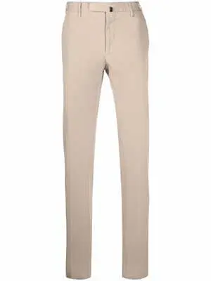 Incotex Slim-cut Cotton Chinos - Neutrals