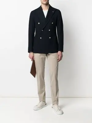 Incotex Slim-cut Cotton Chinos - Neutrals