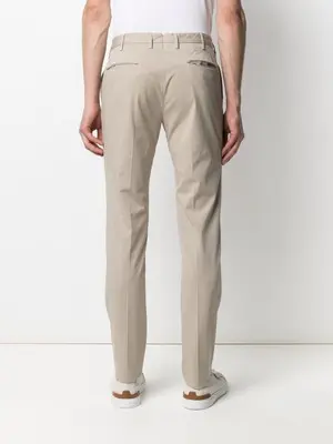Incotex Slim-cut Cotton Chinos - Neutrals
