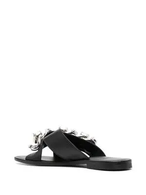 Philipp Plein Chunky Chain Detail Sandals