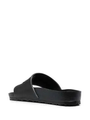 BIRKENSTOCK Barbados Embossed Logo Slides