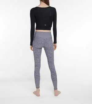 Alo Yoga Cover Knit Crop Top - Black