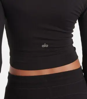 Alo Yoga Cover Knit Crop Top