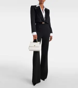 Dolce & Gabbana Sicily Small Shoulder Bag - White