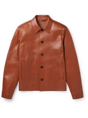Mr P. Leather Blouson Jacket