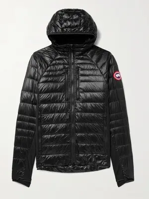 Canada Goose Hybridge Lite Slim-fit Quilted Hooded Down Jacket - Black