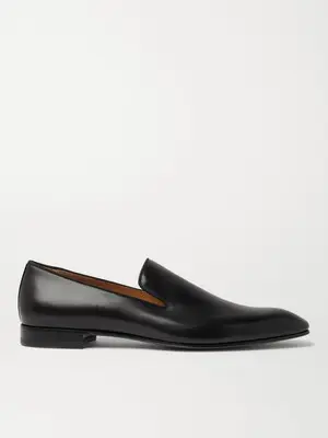 CHRISTIAN LOUBOUTIN Dandelion Leather Loafers - Black