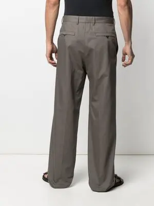 FERRAGAMO Straight-leg Tailored Trousers - Brown