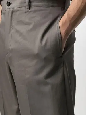 FERRAGAMO Straight-leg Tailored Trousers - Brown